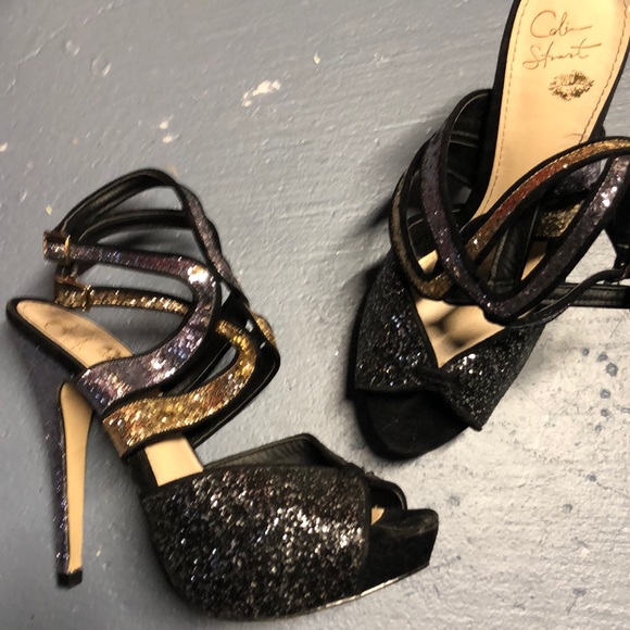 Colin Stuart | Shoes | Colin Stuart Red Carpet Sparlkly Sexy Heels Sz ...